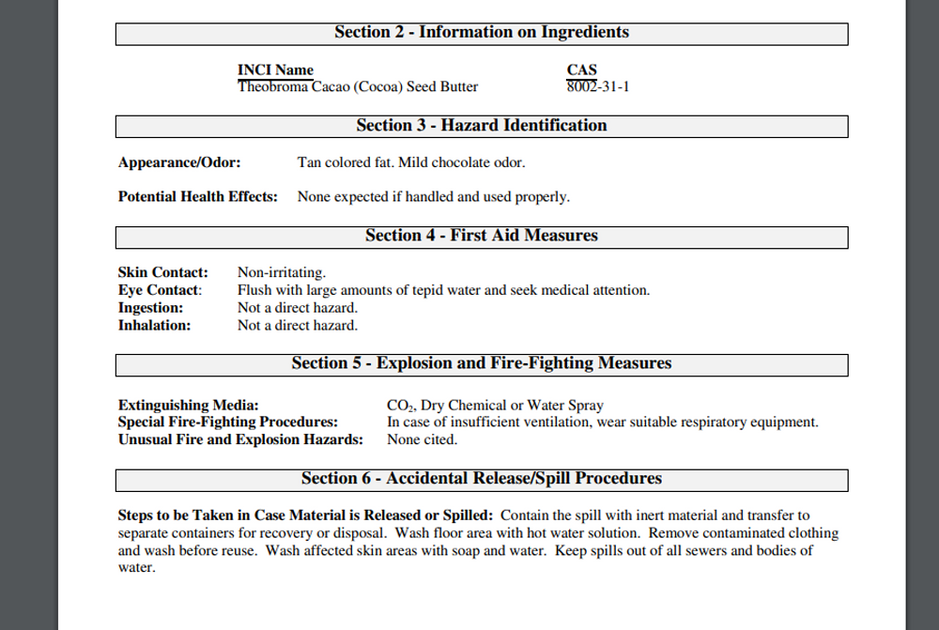 Reading and Interpreting MSDS and CoA Sheets – Revega